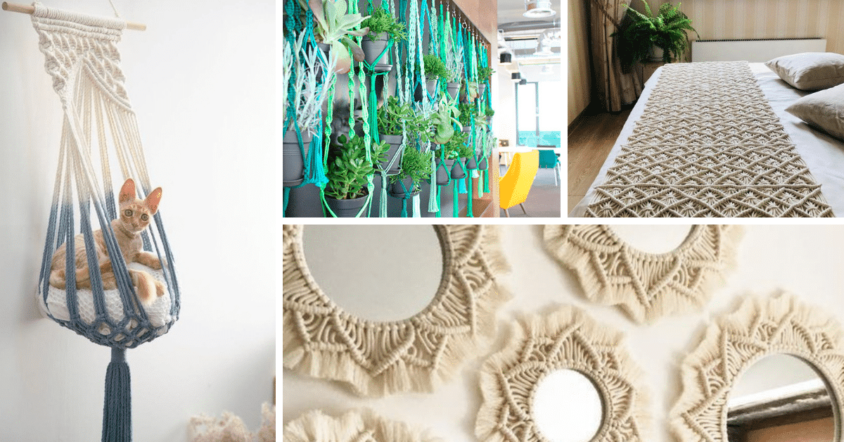 Macramé Na Decoração: Ideias E Tutoriais