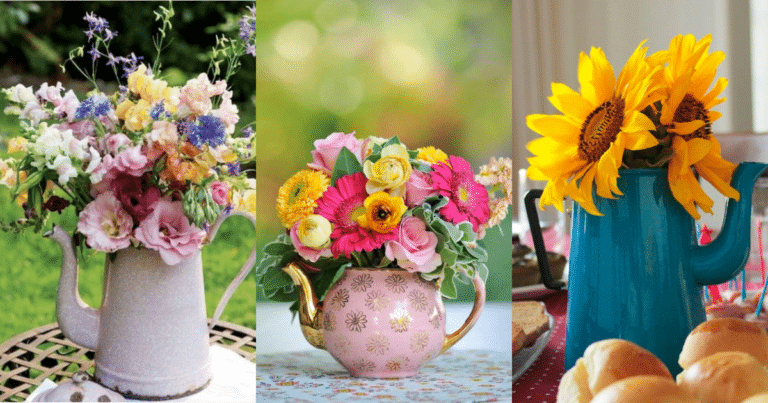 Arranjos Florais Com Bules: Adorne Sua Casa Com Elegância